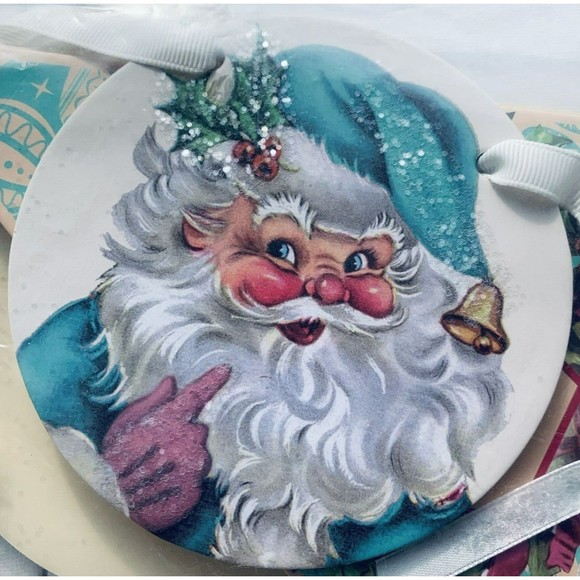 Mr. Christmas | Holiday | Mr Christmas Banner Joy Pink Turquoise Teal ...